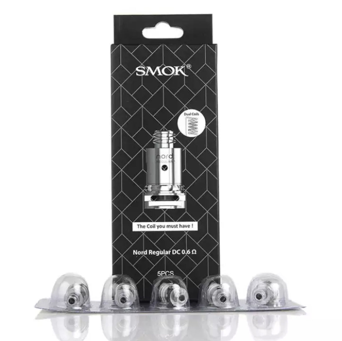 Smok Nord Regular DC 0.6 ohm coil 5pk – Vape Stadium
